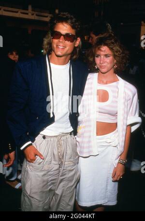 Rob Lowe and Melissa Gilbert Circa 1980's Credit: Ralph Dominguez ...