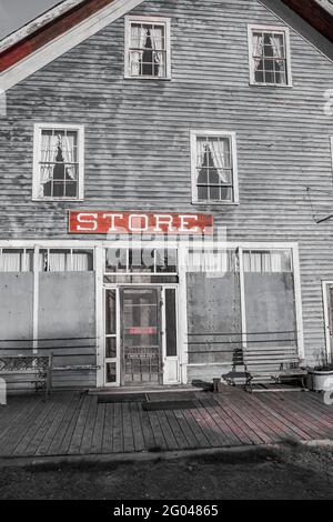 Vintage Historic Convenience Store Canada Stock Photo - Alamy