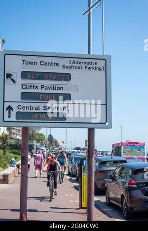 A parking sign in Southend on Sea in Essex. Photo by Gordon Scammell ...