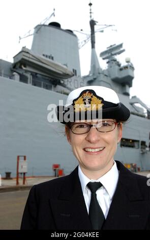 CAREERS PIC LT. COMMANDER SHARON MALKIN ON HMS ILLUSTRIOUS AT ...