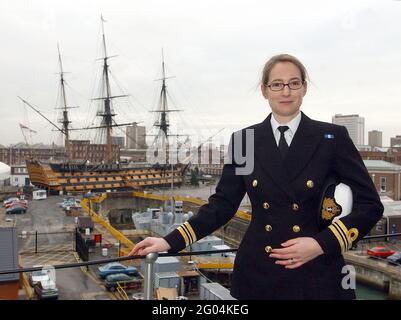 CAREERS PIC LT. COMMANDER SHARON MALKIN ON HMS ILLUSTRIOUS AT ...