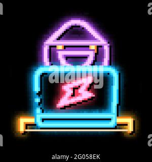 Carder Hacker neon glow icon illustration Stock Vector Image & Art - Alamy