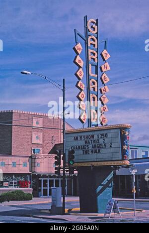 2000s America - Garland Theater, Spokane, Washington 2003 Stock Photo ...