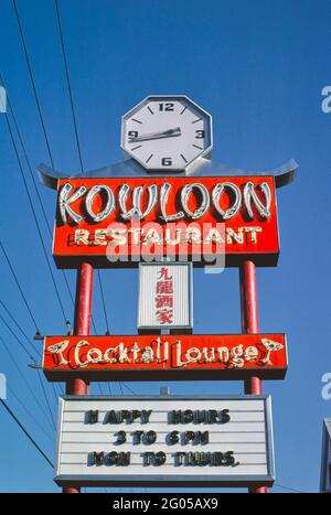 Kowloon Restaurant sign, Saugus, Massachusetts Stock Photo - Alamy