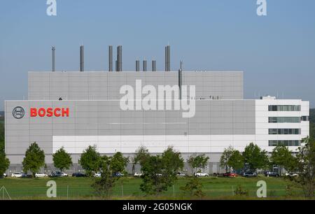 Bosch logo on the building of new Czech headquarters on June 18, 2016 ...
