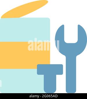 scrap metal color icon vector. scrap metal sign. isolated symbol ...