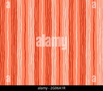 Orange vertical striped seamless pattern background suitable for ...