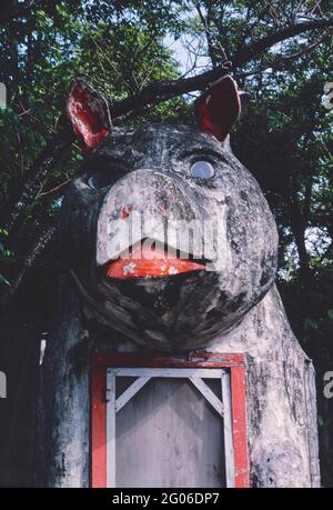 1980s America - Pig Stand, San Antonio, Texas 1982 Stock Photo - Alamy