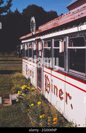 1990s America - Ross Diner, Quechee, Vermont 1995 Stock Photo - Alamy