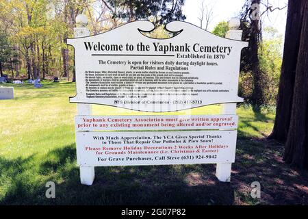 Historic Yaphank Cemetery Long Island New York Stock Photo - Alamy