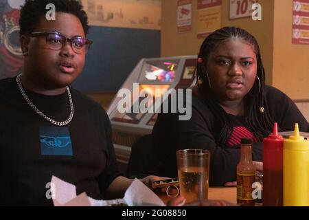 THE CHI, from left: Shamon Brown Jr., Alex Hibbert, 'A Leg Up', (Season ...