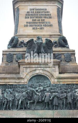 Niederwald Monument, Germania statue, part of the UNESCO Upper Middle ...