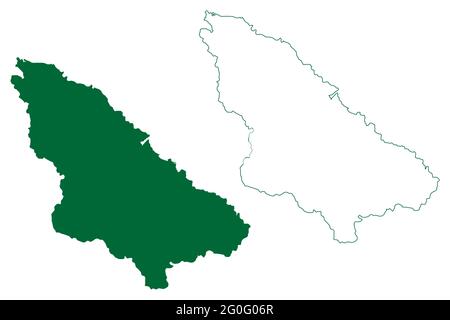 Wardha district (Maharashtra State, Nagpur Division, Republic of India ...