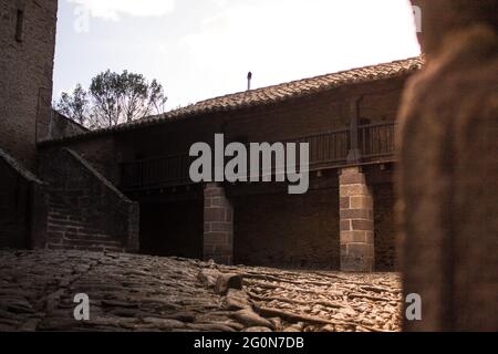 Famous historic Xavier Castle in Javier, Spain Stock Photo - Alamy