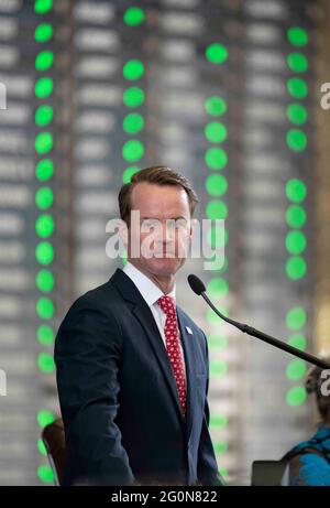 Speaker of the House Dade Phelan, R-Beaumont, center, celebrates with ...
