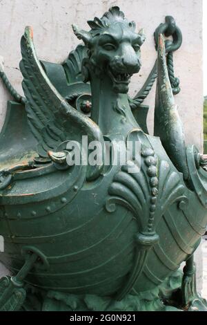 The Pont-Canal of Briare is a metal canal bridge that spans the Loire ...