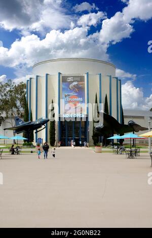 The entrance to the Henry Ford Museum in Dearborn, Detroit, Michigan ...
