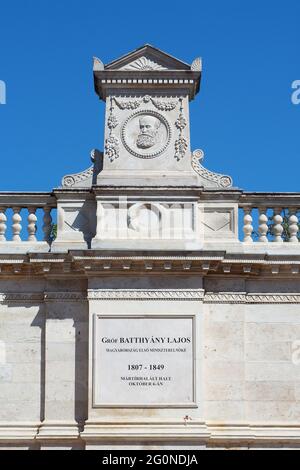 Lajos Batthyány (prime minister) Mausoleum, Kerepesi Cemetery (Fiume Road National Graveyard ...
