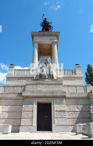 Lajos Kossuth (Louis Kossuth) Mausoleum, Kerepesi Cemetery (Fiume Road National Graveyard), 8th ...