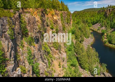 Eagle Canyon Dorion Ontario Canada in summer Stock Photo - Alamy