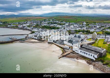 Exterior of Bowmore Distillery Isle of Islay Scotland July 2013 Stock ...