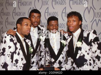 New Edition at the 1986 American Music Awards January 27, 1986. Credit ...
