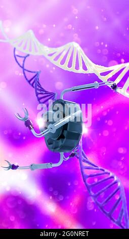 Nanorobotics is an emerging technology field creating machines or ...