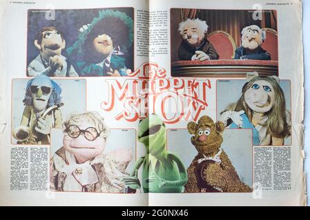 Double page spread in newspaper of The Royal Wedding of Prince William ...