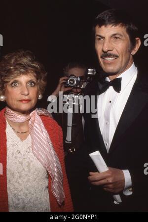 Leonard Nimoy and wife Circa 1980's Credit: Ralph Dominguez/MediaPunch ...
