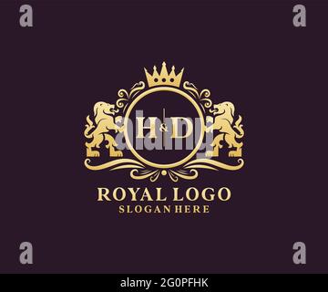 HD Letter Lion Royal Luxury Heraldic,Crest Logo template in vector art ...