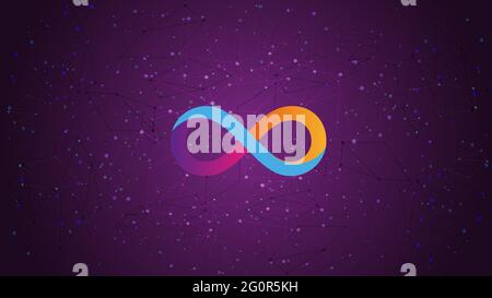 Dfinity Internet Computer ICP token symbol cryptocurrency logo, coin ...