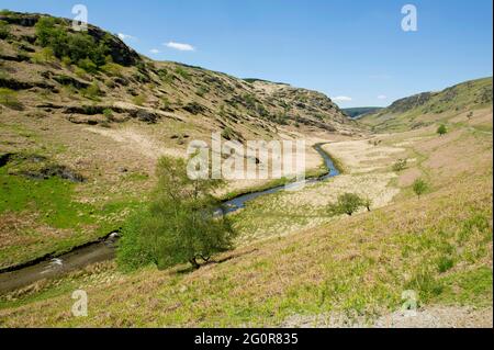 Mountains, hills and valleys, Powys, Mid Wales Stock Photo - Alamy