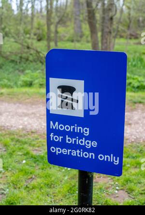 No Anchoring Sign Prohibition Mooring Warning Caution Stock Photo - Alamy