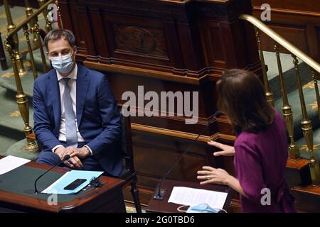 N-VA's Valerie Van Peel pictured during a plenary session of the ...