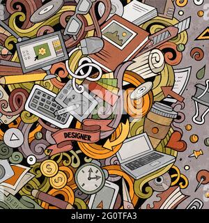Cartoon vector doodles Designer frame Stock Vector Image & Art - Alamy