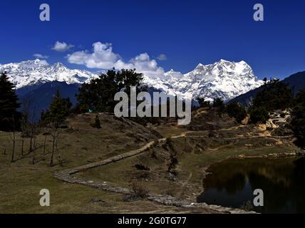 Deoriatal, Uttarakhand, India, Deoria Tal, Devaria or Deoriya lake at ...
