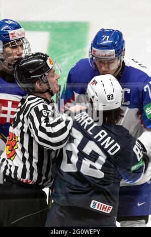 Arena Riga, Riga, Latvia, 06 Jun 2021, Robertson (USA) Bruckmann (GER ...