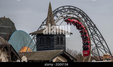 Artistic photos of Rides Revolution and the Big one at Pleasure Beach ...