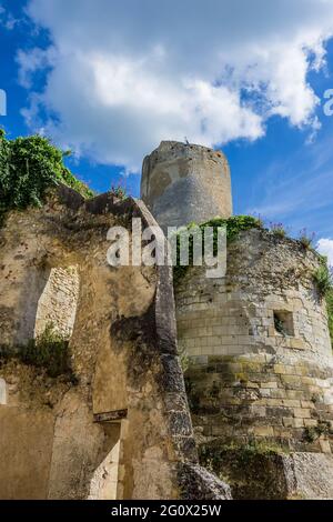 Old French Chateau Ruins Stock Photo - Alamy