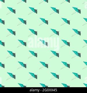 seamless pattern of summer mockup with many yellow beach or cocktail ...