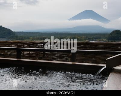 Yamanashi Prefecture, Hot Spring Bath Stock Photo - Alamy