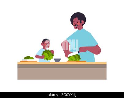 Black Boy Cartoon Child Chef Cook Baker Kid Stock Vector Image & Art ...