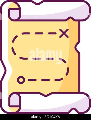 Map RGB color icon Stock Vector Image & Art - Alamy