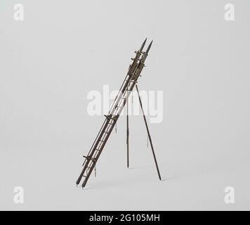 Model of Two Congreve Rockets with Launching Gear, Rijkswerf Rotterdam ...