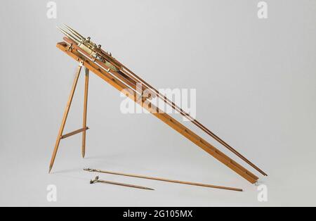 Model of Two Congreve Rockets with Launching Gear, Model of two fire ...