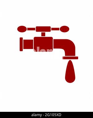 faucet water sink tap bathroom vector seamless pattern Stock Vector ...