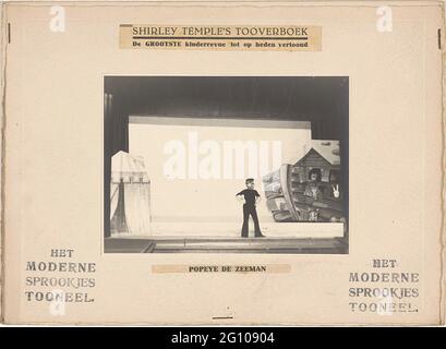 Theater photo of an actor for the decor with the Ark of Noah, in Popeye ...