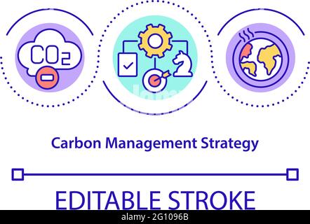 CO2 management abstract concept vector illustrations Stock Vector Image ...