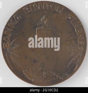 NV Common Mining Company Billiton 1946-1947, 1947 medal Bronze medal ...
