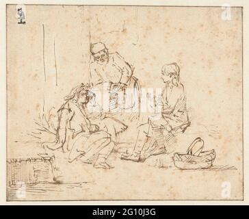 Joseph in Prison Interpreting Dreams, Govaert Flinck (Dutch, 1615 ...